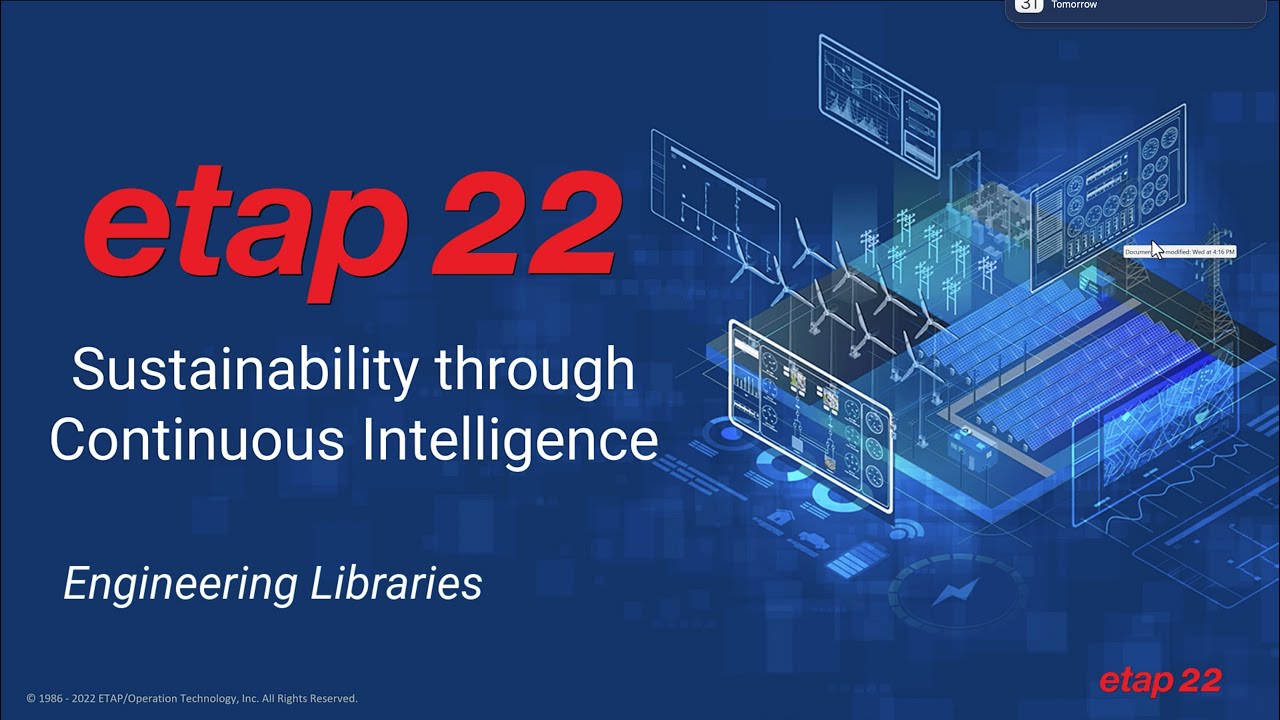 What's new in ETAP 22's Engineering Libraries? - YouTube
