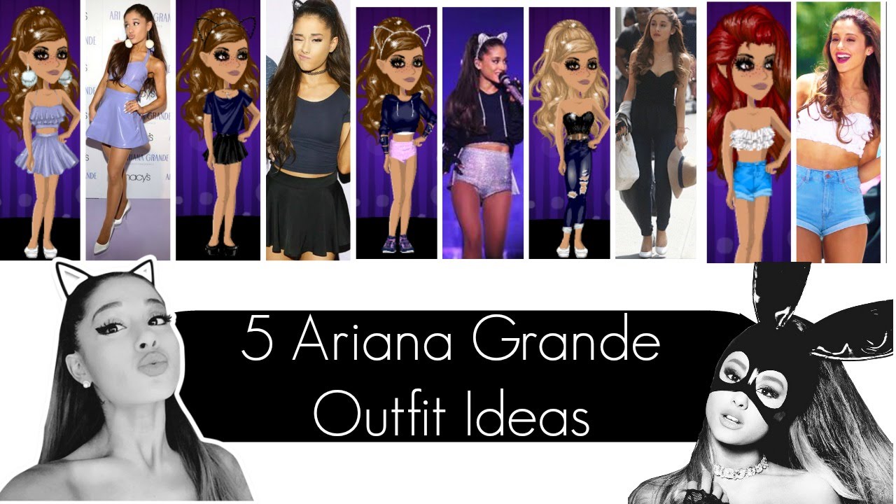 5 Ariana Grande inspired outfits - Msp // Goldylox - YouTube
