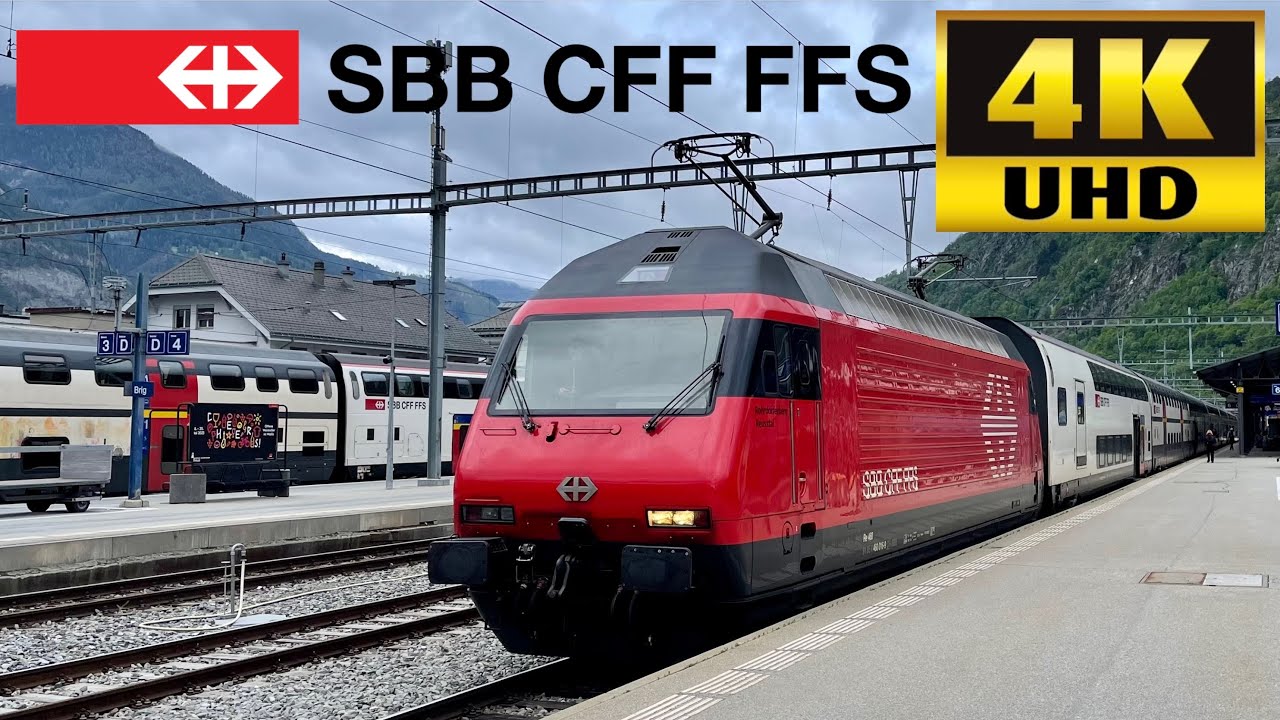 [Swiss Federal Railways (SBB): IR Sierre/ Sides to Brig via Leuk & Visp ...