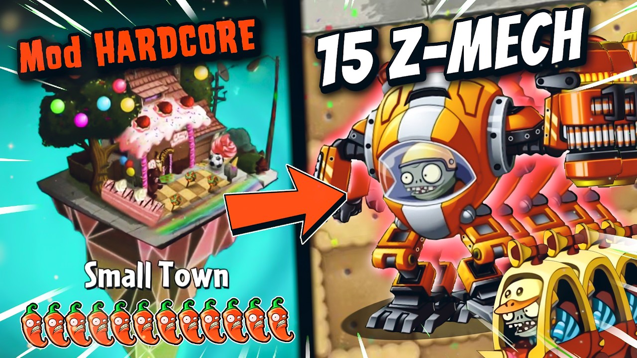 15 Z-MECH A LA VEZ! 😱 El Nivel MÁS DIFÍCIL de PvZ2 (Mod Extremo) - YouTube