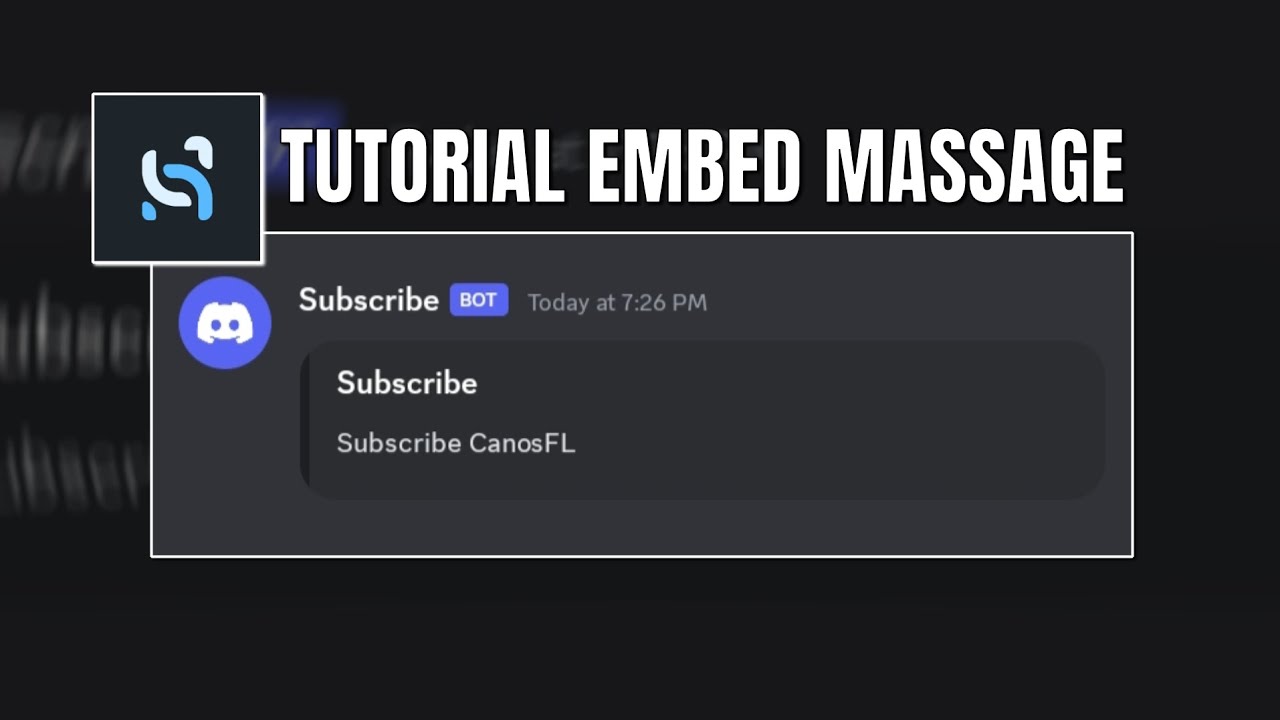 Cara Membuat Teks Embed Message Di Discord - YouTube