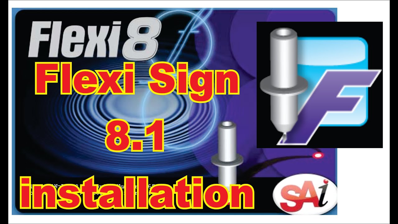 flexi sign 8.1 install windows 7 32bit #flexi #flexisign #radiumart # ...