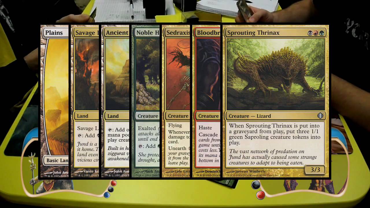 "Magic The Gathering" Gameplay (35 Creatures Vs Jund) 1-22-10 - YouTube