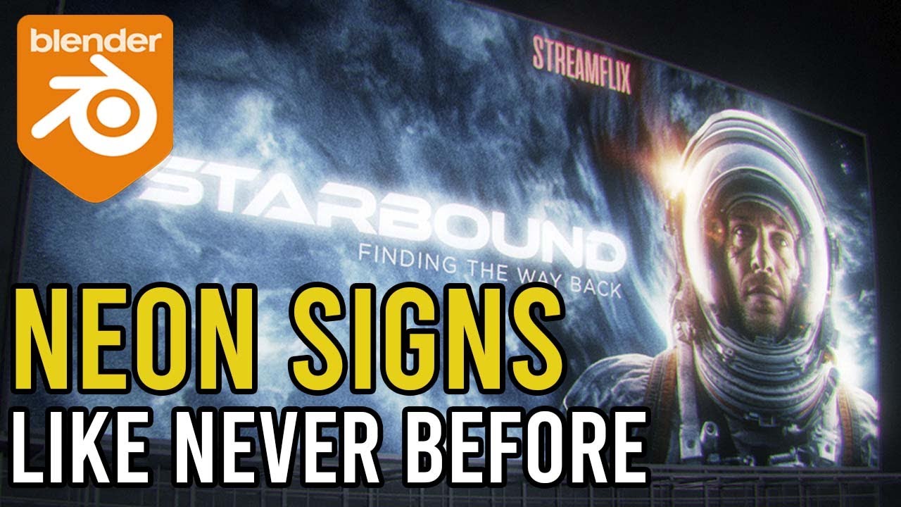 Blender Addon for Neon Signs - YouTube