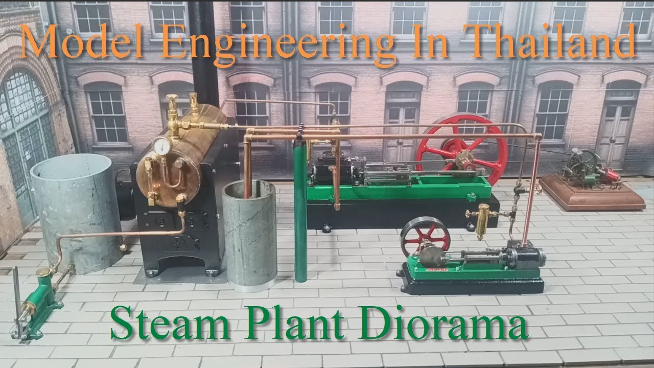 Diorama Live Steam Plant Models 02 - YouTube
