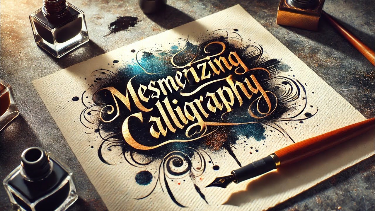 "Mesmerizing Calligraphy Art | Satisfying & Aesthetic Lettering ...