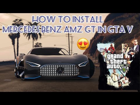 HOW TO INSTALL MERCEDES BENZ AMZ GT IN GTA 5 | GTA 5 Mods 2023 Hindi/Urdu - YouTube