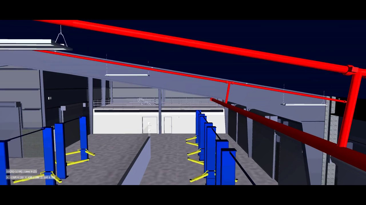 Fire Protection 3D Model - YouTube