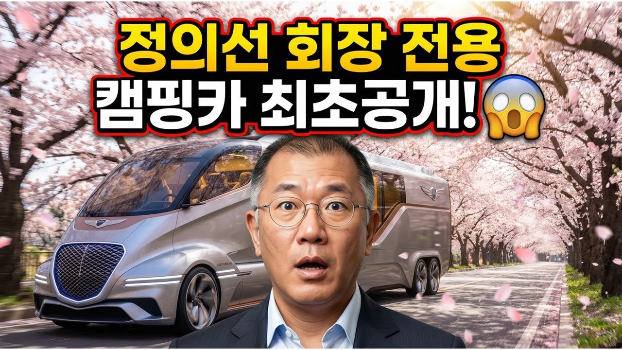 🚛 정의선 회장 전용? 제네시스 수소 모터홈 10억원대 궁전급 캠핑카 최초공개! | Genesis Hydrogen Luxury ...