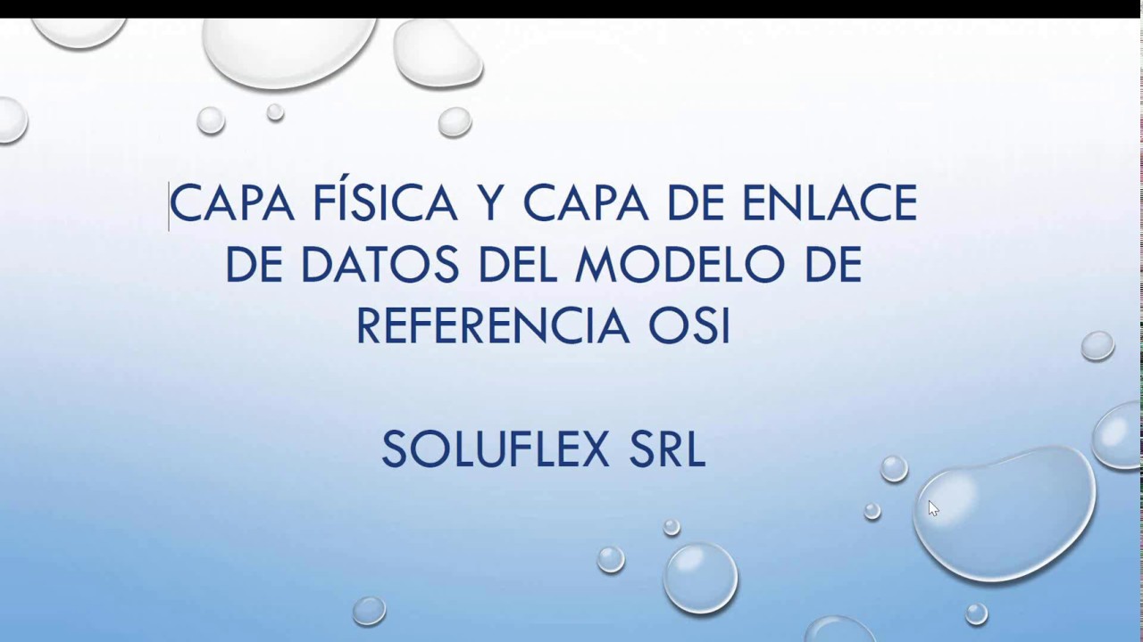 Curso Gratuito Capa Física y Enlace de Datos (SOLUFLEX) - YouTube