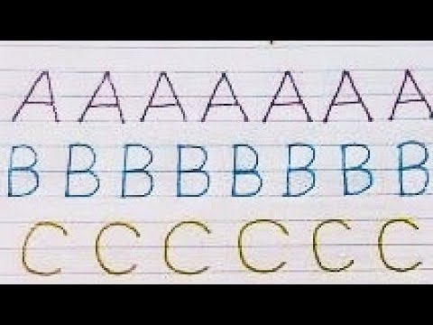 Harfleri Öğreniyorum | Çocuklar İçin Alfabe | Harflerin Yazılışı | Alfabeyi Öğreniyoruz!