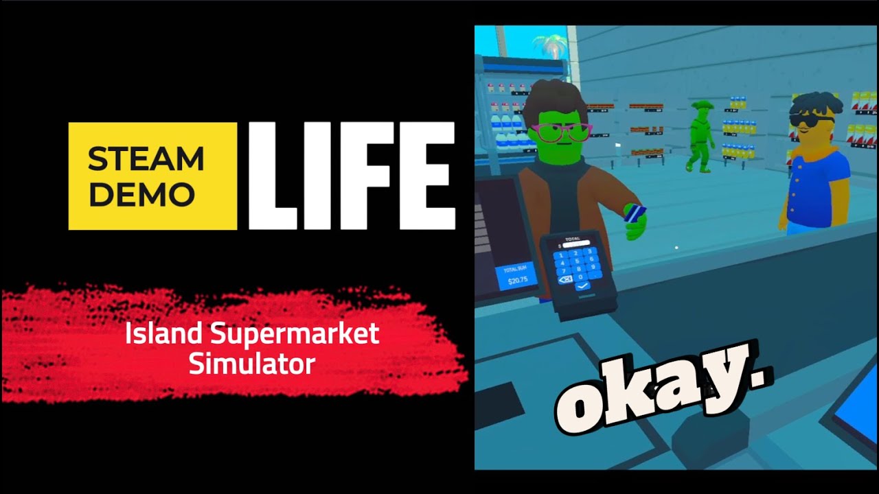 STEAM DEMO: Island Supermarket Simulator - YouTube
