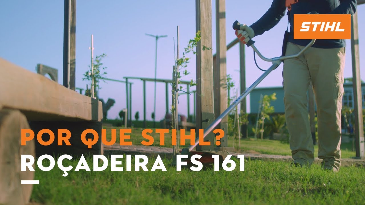 NOVA ROÇADEIRA FS 161 | Por que escolher STIHL? - YouTube