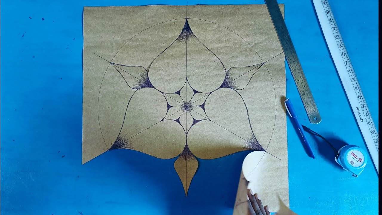 Farma drowing wall flower design by Rakesh babu - YouTube