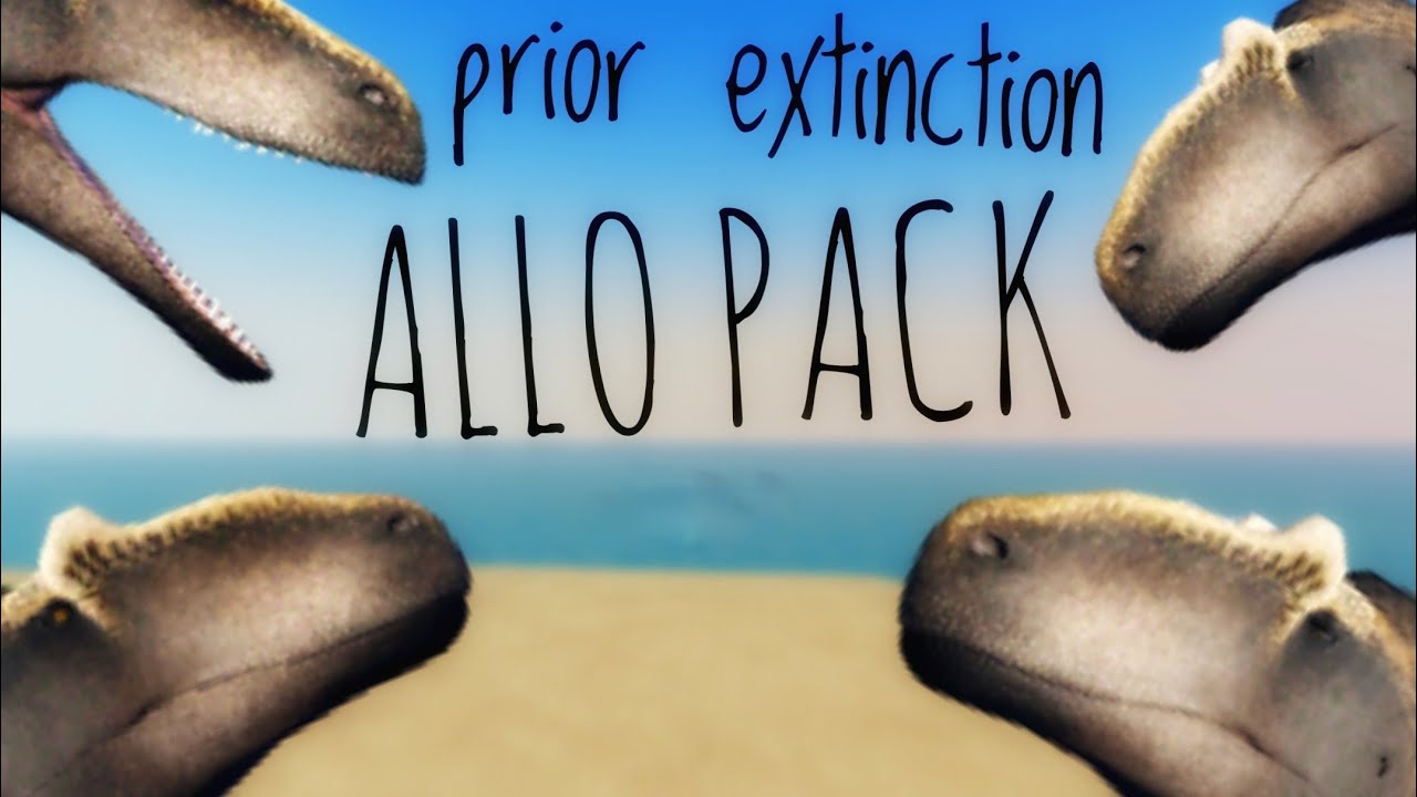 The Allosaurus Pack! ( prior Extinction) (roblox) - YouTube