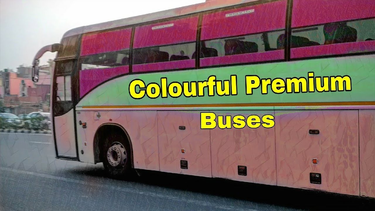 Colourful Premium Buses - YouTube