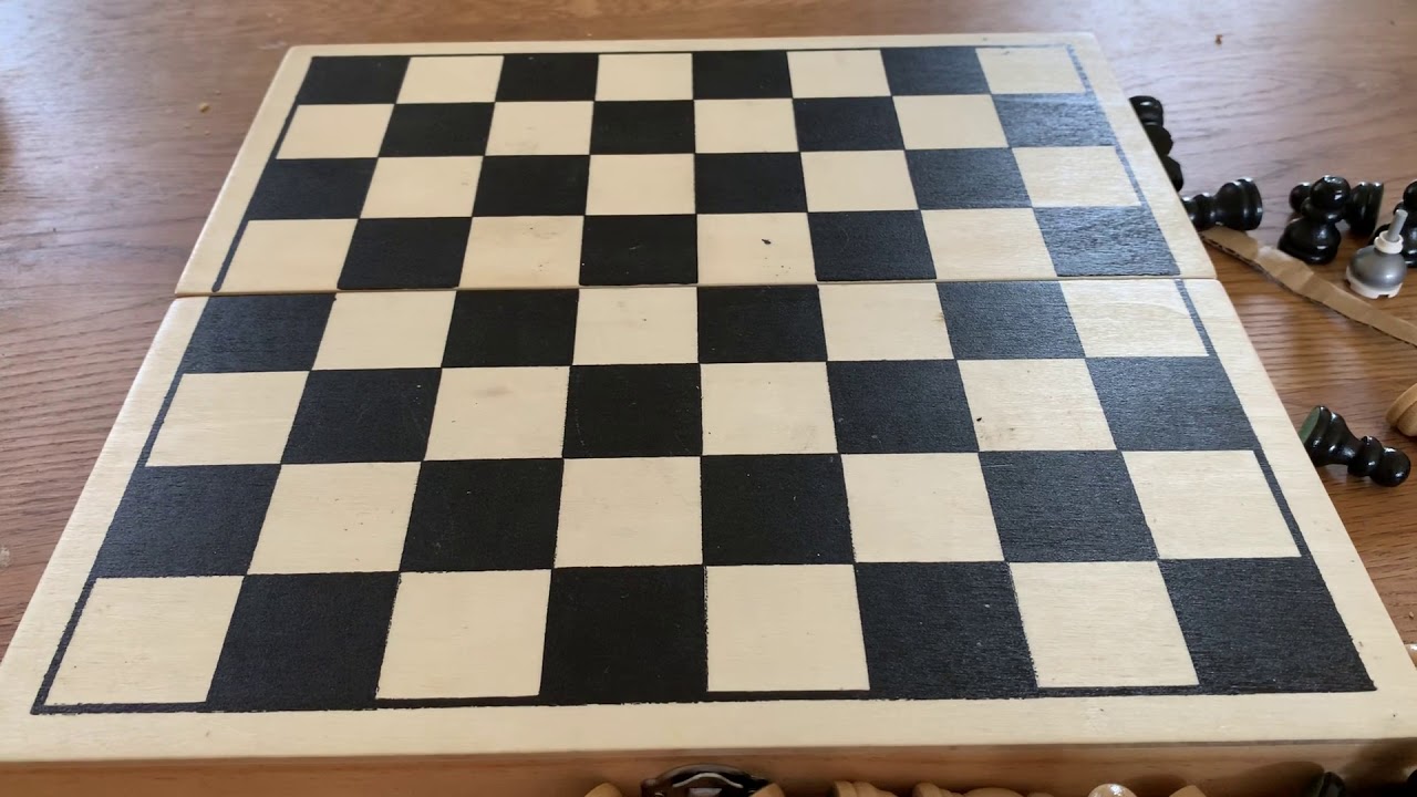 How to set up a draughts board - YouTube