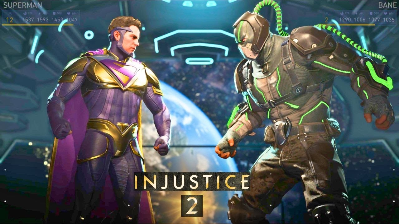 Injustice 2 - Superman Vs. Bane - YouTube