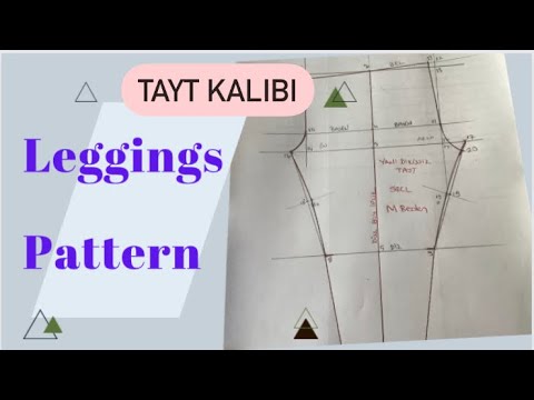 TAYT KALIBI ✂️/ Tayt Kalıbı nasıl çizilir / TAYT / Yanı Dikişsiz Tayt / Tayt kalıbı çıkarma