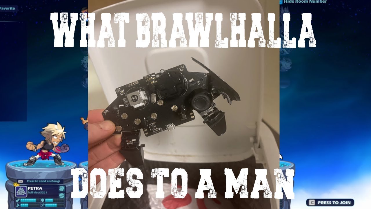 Man Smashes Controller Over Brawlhalla Youtube