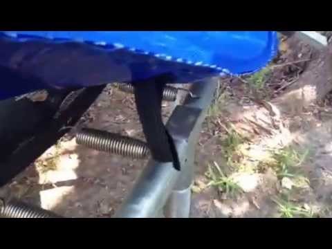 Trampoline Spring Safety Pad Installation Helpful Tips - YouTube