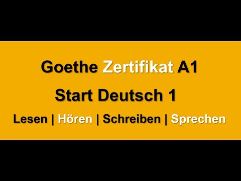 Start Deutsch 1 Hören, Lesen, Schreiben & Sprechen