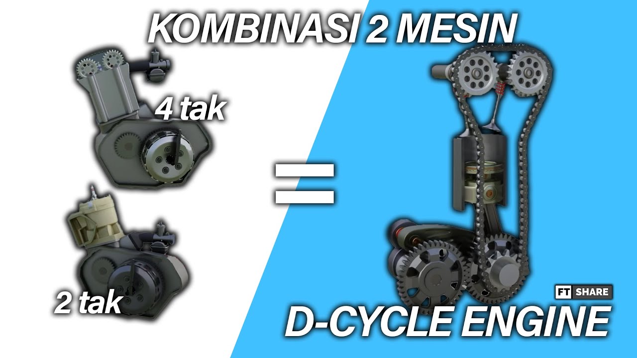 Ketika Engineer Gabut Gabungkan Mesin 2 stroke & 4 Stroke | D-Cycle ...