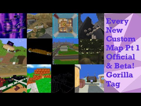 Every New Custom Map Pt 1 | Official & Beta! Gorilla Tag - YouTube