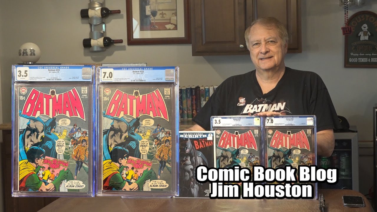 Batman 222 Neal Adams Beatles cover CGC upgrade, Red Hood Comics visit ...