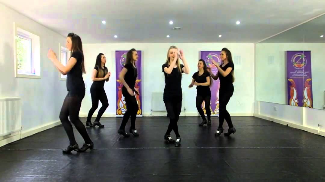 Irish Dancers practice Timber routine - YouTube