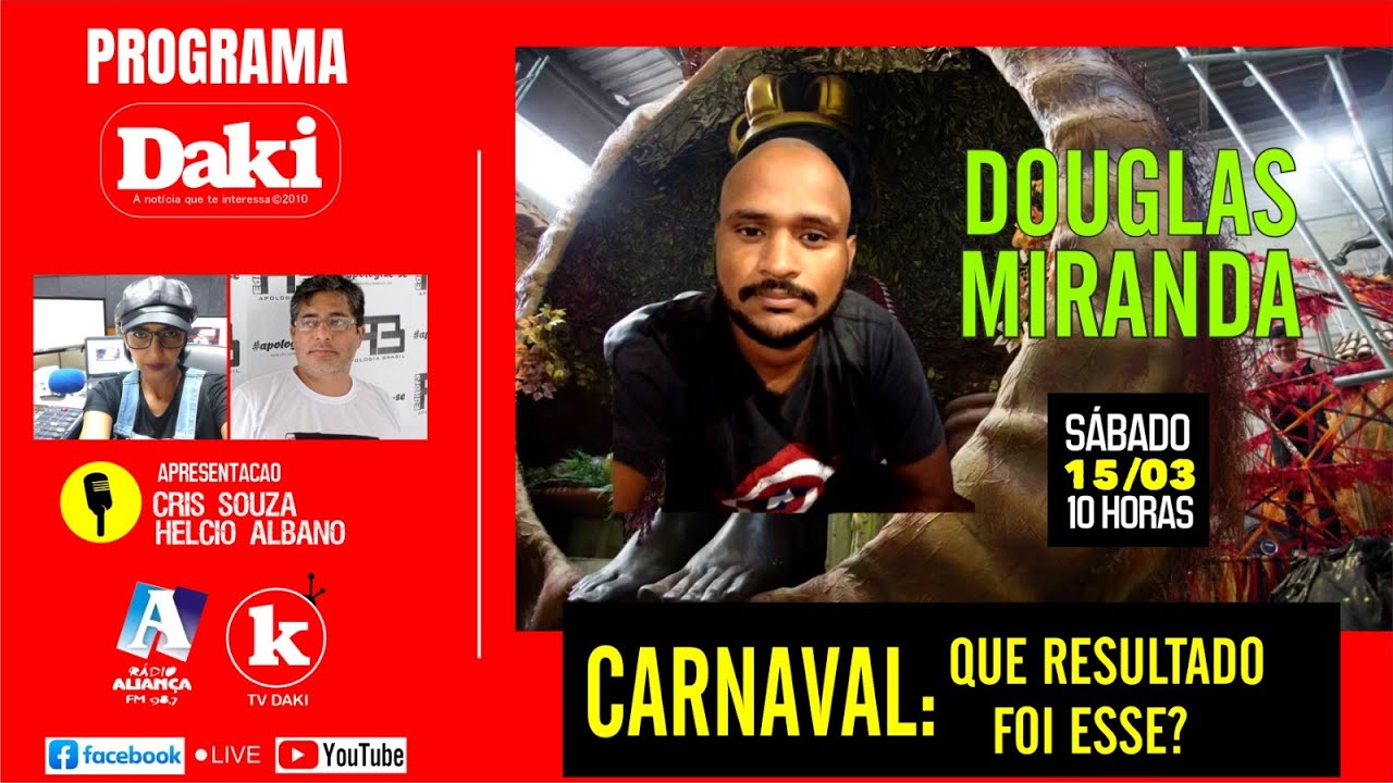 DOUGLAS MIRANDA E O CARNAVAL: QUE RESULTADO FOI ESSE? - YouTube