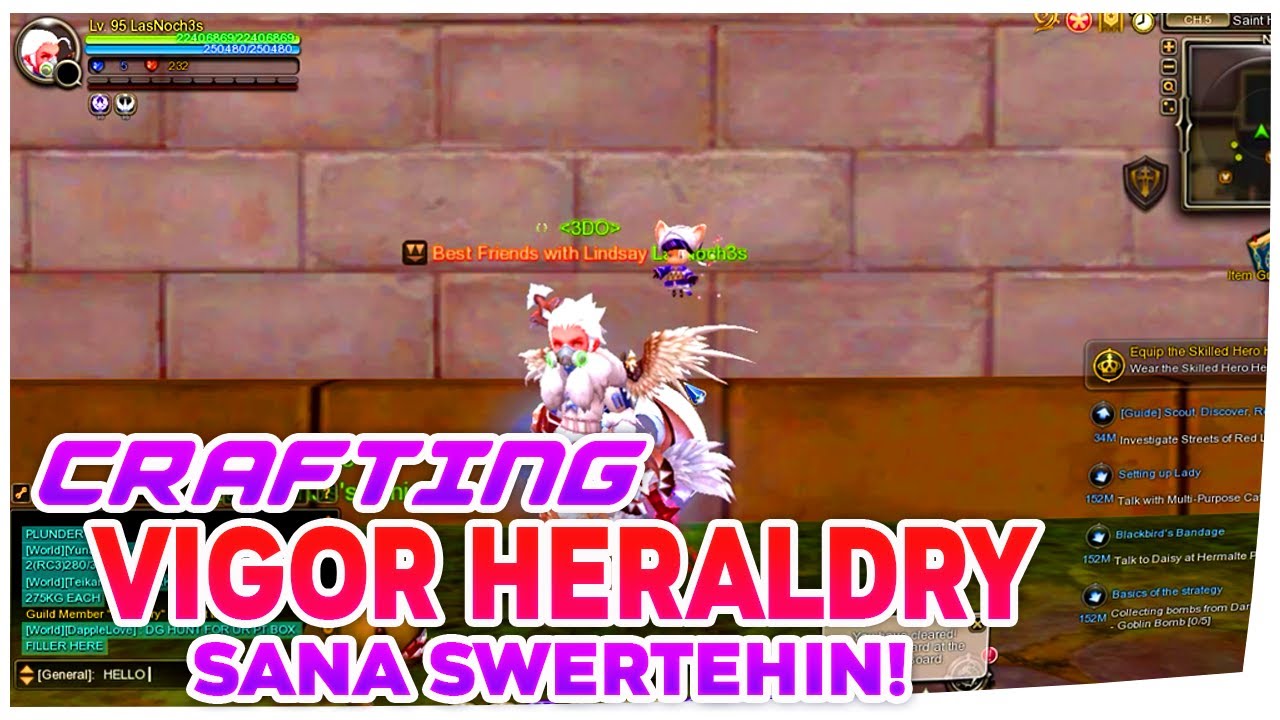 Crafting Vigor Heraldry Sa Unang Pagkakataon Napaka OP Ng Heraldry ...