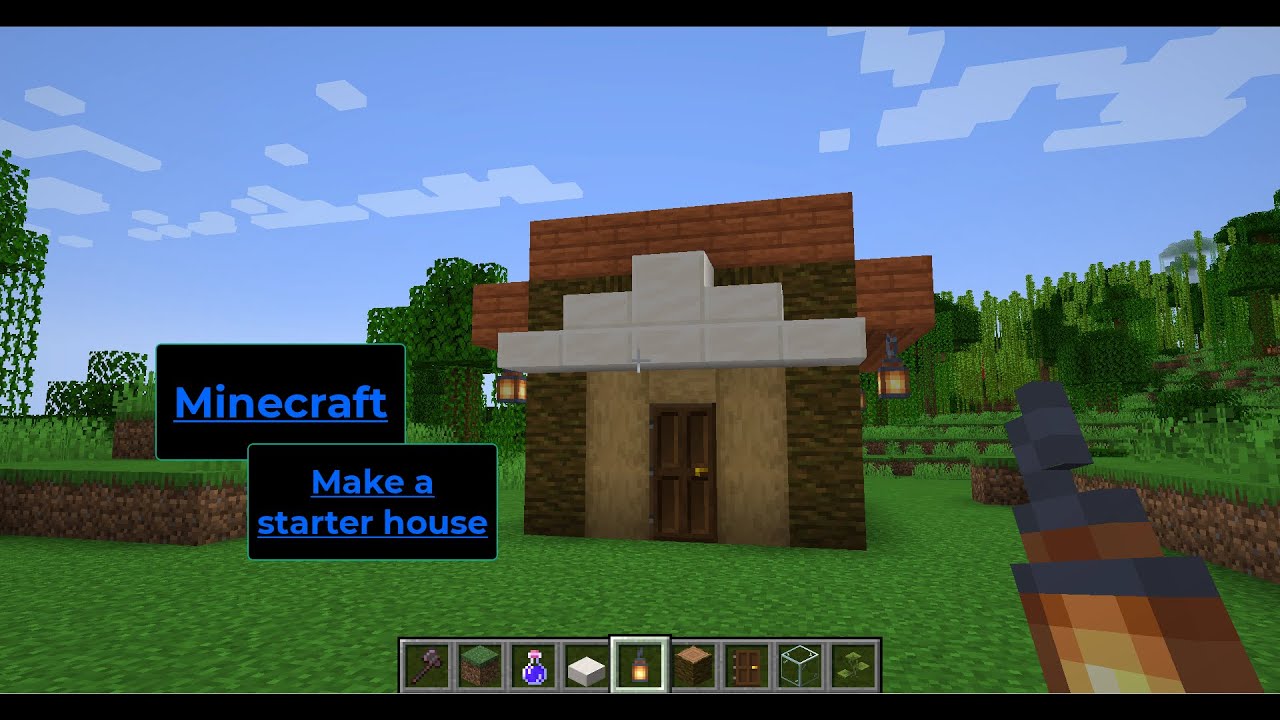 Make a starter house-Minecraft (Part-2) - YouTube