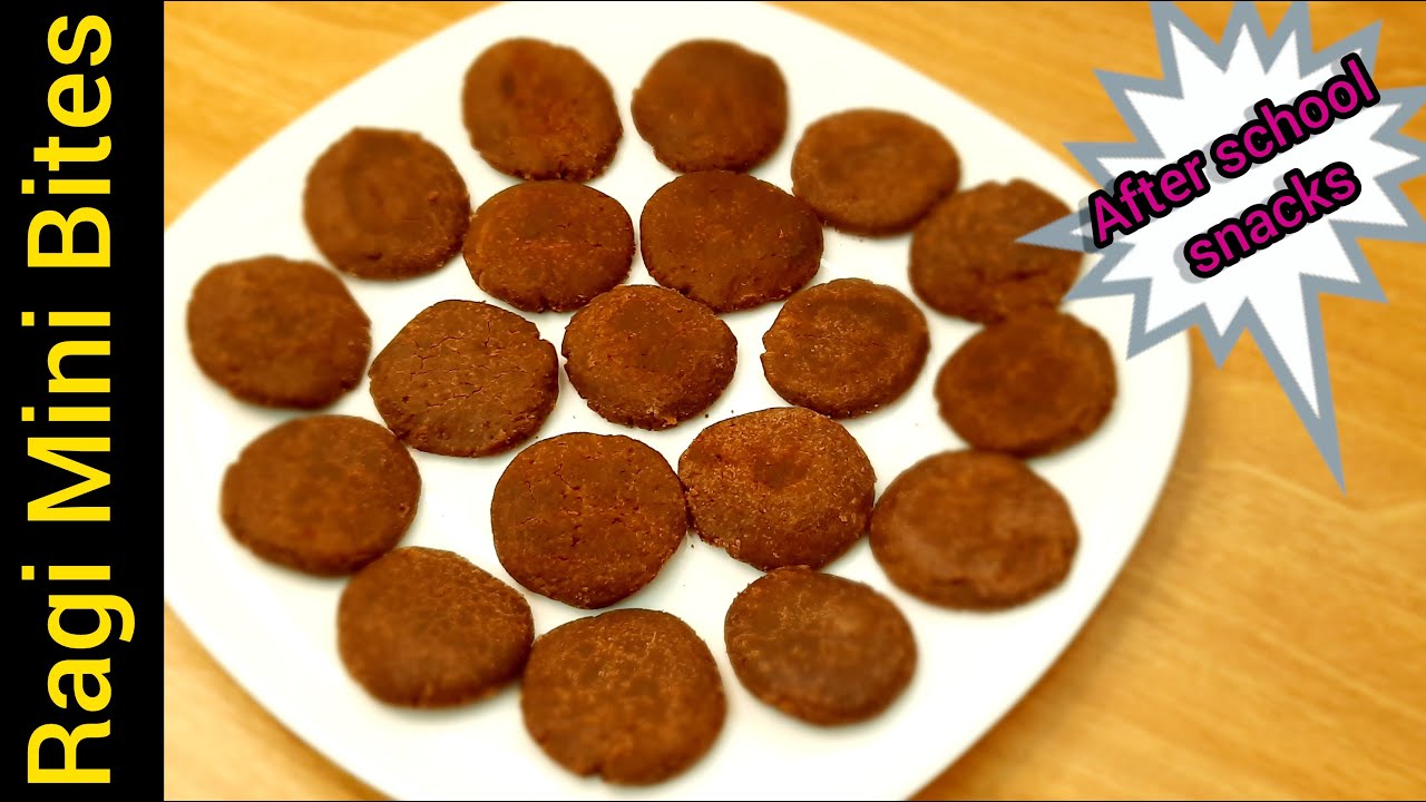 Ragi mini bites l கேழ்வரகு ஸ்நாக்ஸ் | After school snacks for kids l ...