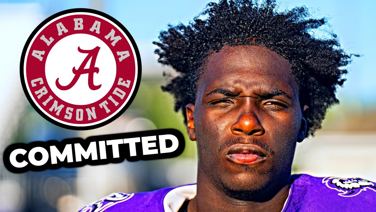 BREAKING: 4-Star DL Jeremiah Beaman COMMITS to Alabama - YouTube