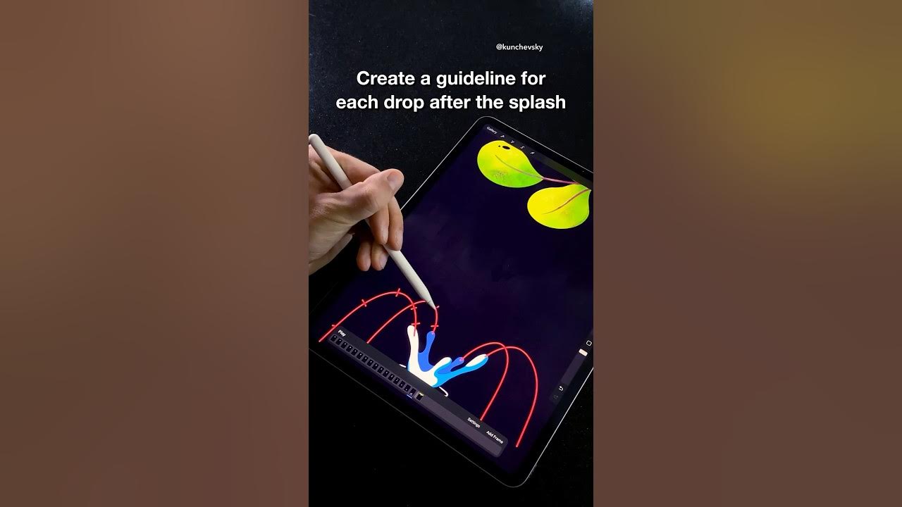 How to Animate Water Splash in Procreate Tips 💦☺️ #procreate #animation - YouTube