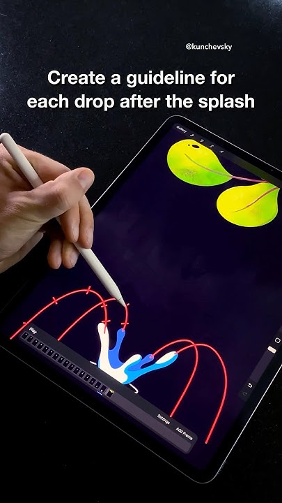How to Animate Water Splash in Procreate Tips 💦☺️ #procreate #animation - YouTube