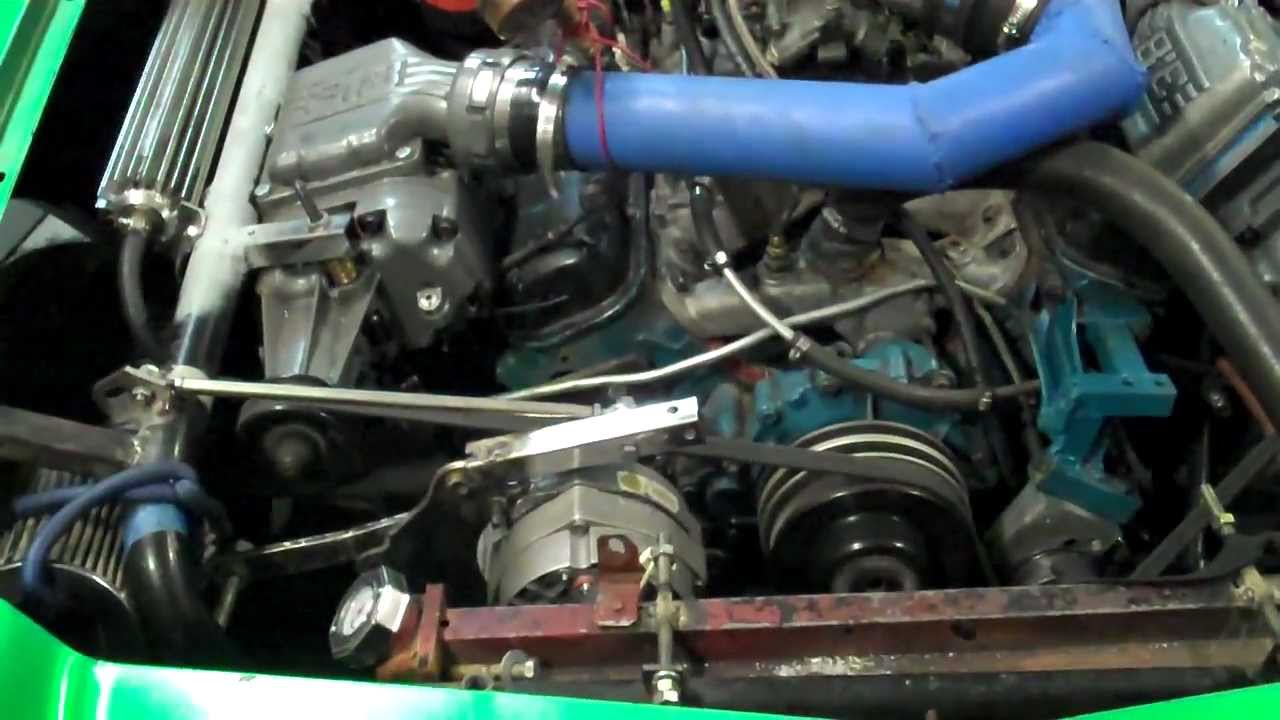 twin supercharged pontiac 400 - YouTube