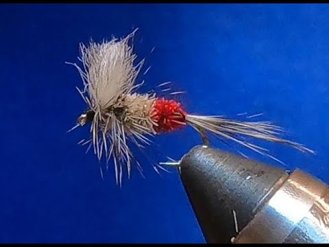 Tying the Irresistible Dry Fly with a twist - YouTube