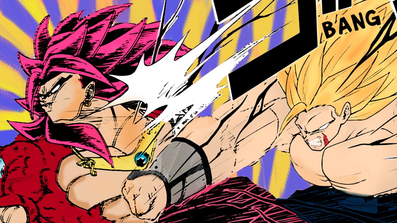 Broly SSJ4 vs Cumber | Manga Dragon Ball Heroes - YouTube