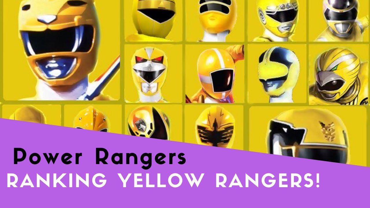 RANKING ALL OF THE YELLOW POWER RANGERS! - YouTube