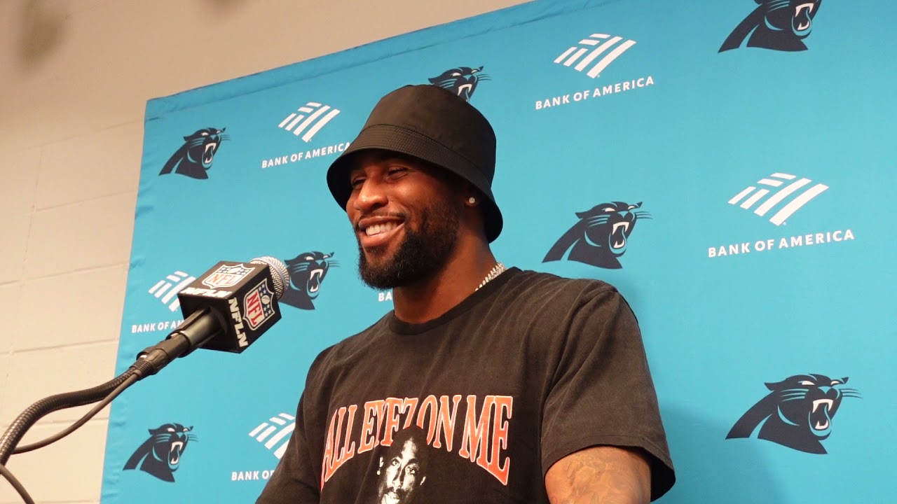 Haason Reddick Panthers vs Cardinals Postgame Press Conference - YouTube