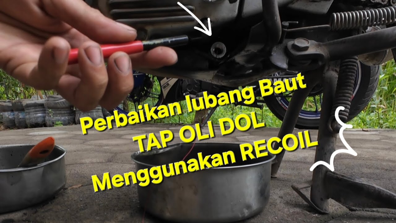 Drat Lubang Baut Tap Oli Jupiter DOL - YouTube