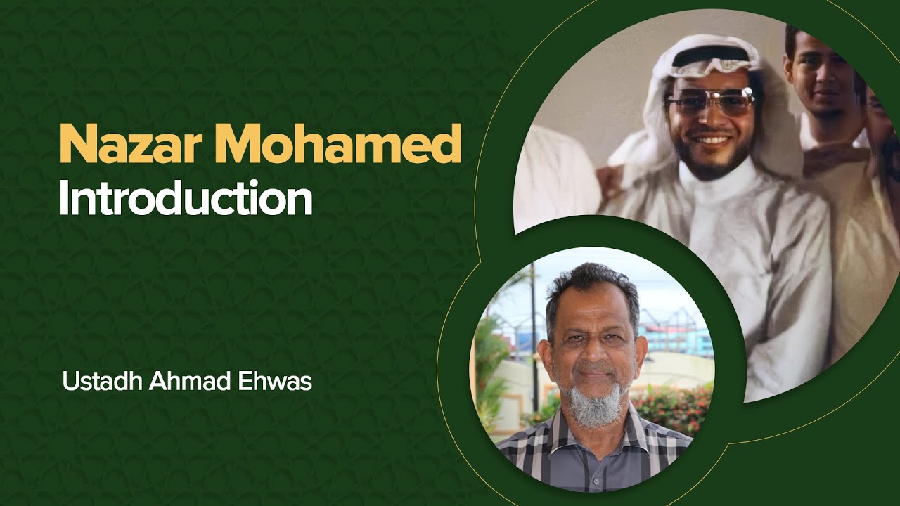 Nazar Mohamed introduces himself - YouTube