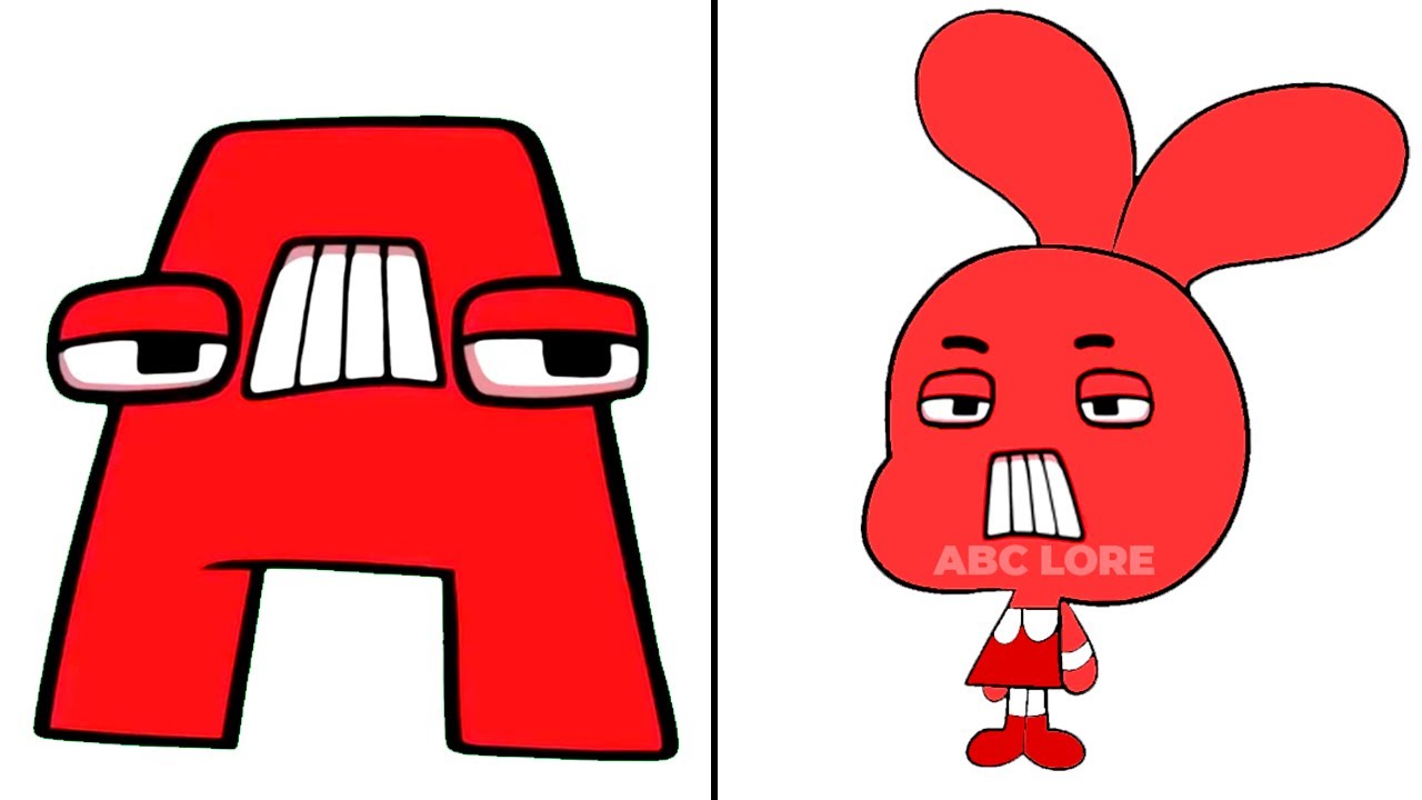 Alphabet Lore But They Are Cartoons - YouTube