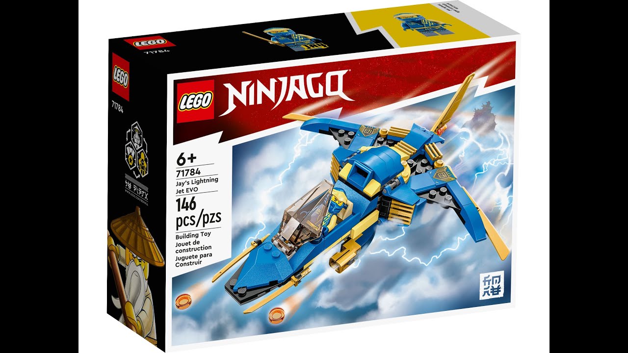 Lego Ninjago 71784 Jay's Lightning Jet EVO speedbuild / time-lapse ...
