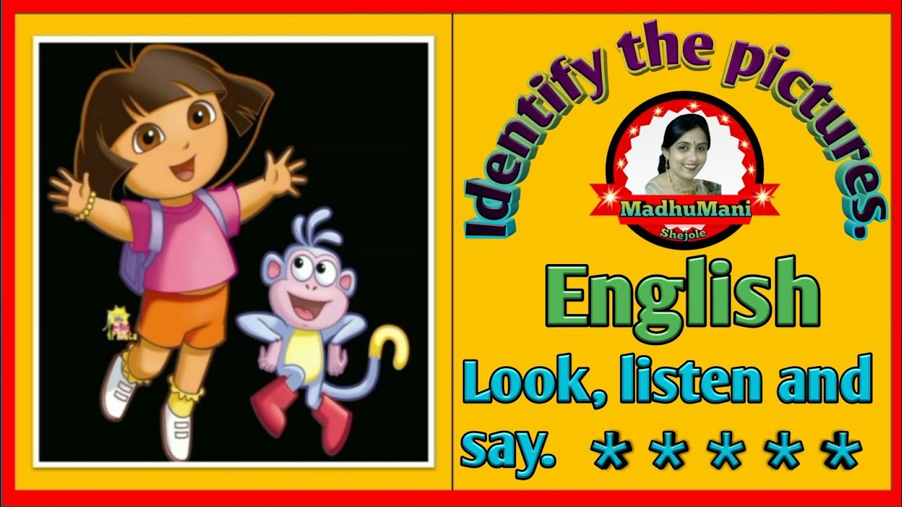 Identify the pictures....Look, listen and say..English # ...