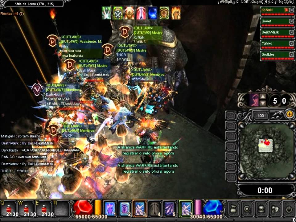 MU ONLINE ICONEMU CASTLE SIEGE GUILD OUTLAWS PT ATACK 01 - YouTube