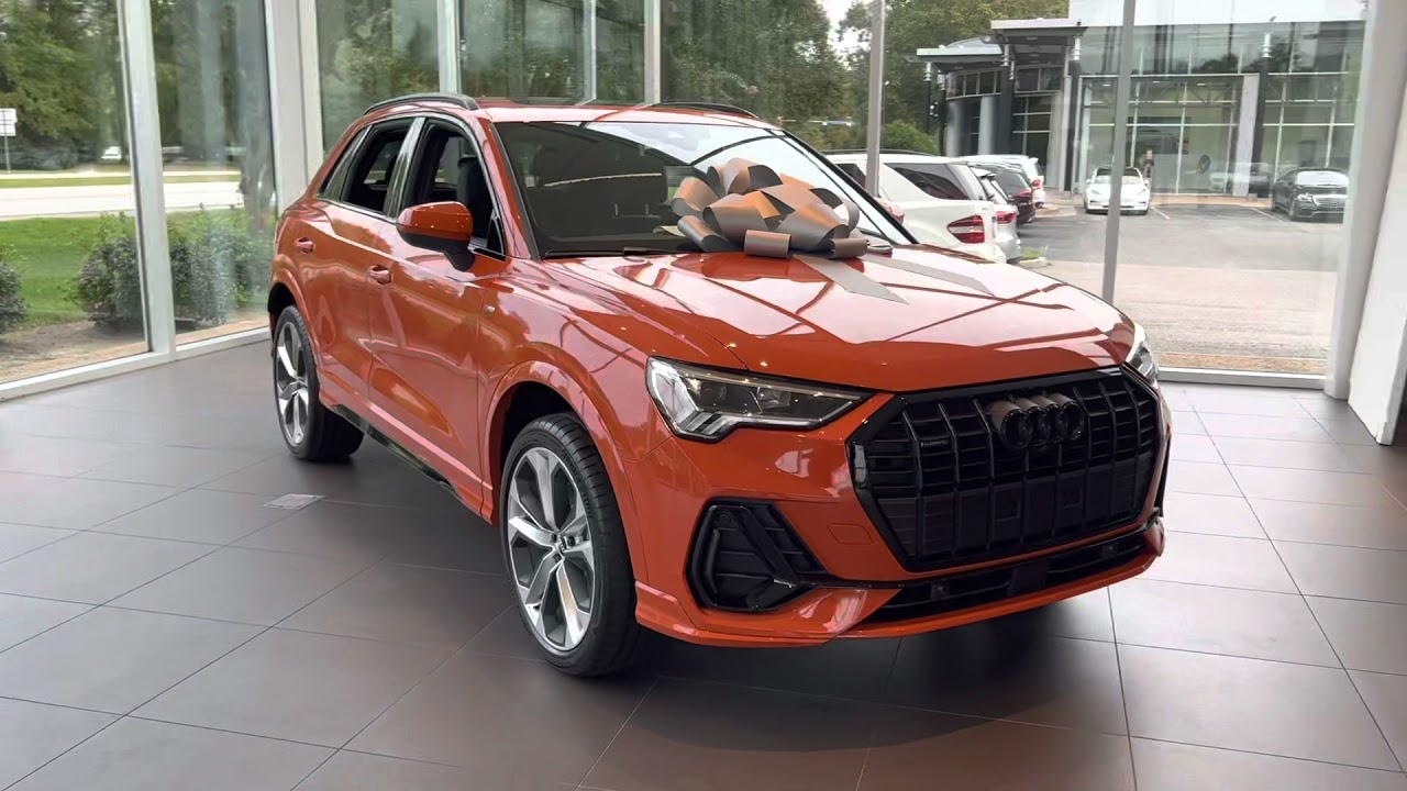 2022 Audi Q3 in Pulse Orange - YouTube