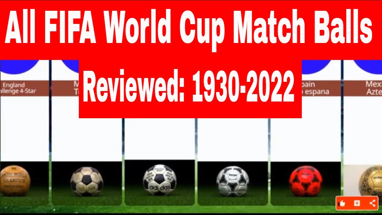 All FIFA World Cup Match Balls Reviewed: 1930-2022 - YouTube